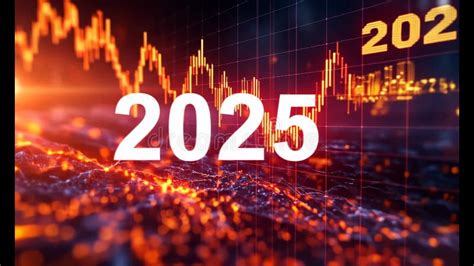 2025 Financial Growth Concept With Futuristic Digital Data