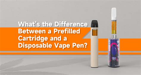 Whats The Difference Between A Prefilled Cartridge And A Disposable Vape Pen RELEAFY