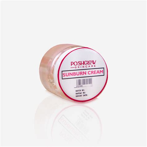 Sunburn Cream Poshglow Skincare