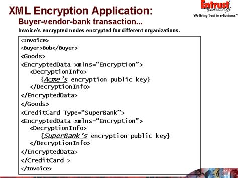 Xml Encryption Applications And Proposal Overview