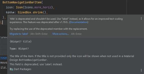 Adding Only Icon Property To Bottomnavigationbaritem Throws Assertion