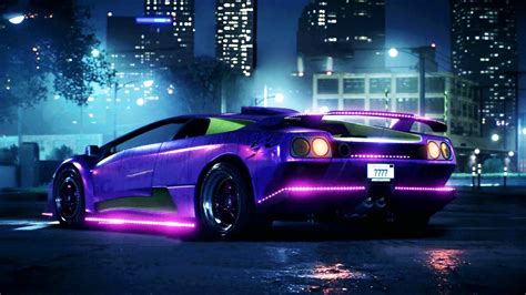 Purple Lamborghini Aventador Wallpaper