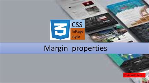 Margin Properties Box Models In Css Css3 Youtube