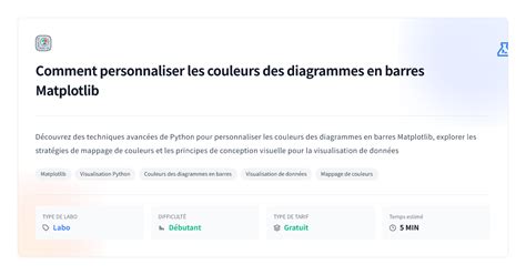Comment Personnaliser Les Couleurs Des Diagrammes En Barres Matplotlib