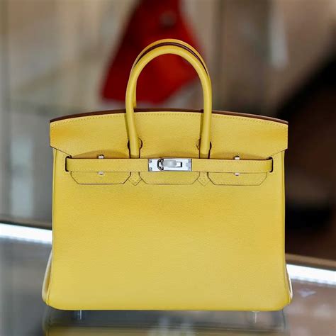 Swift Birkin 25 Yellow Habebecouture