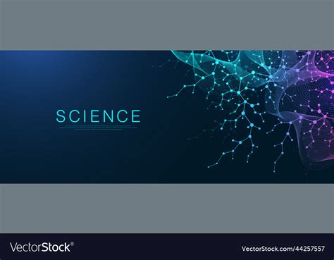 Abstract Molecules Structure Background Royalty Free Vector