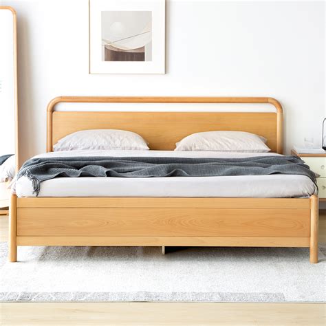 Купить Полки все деревянные коробка кровать нордический простой 1,8 ...