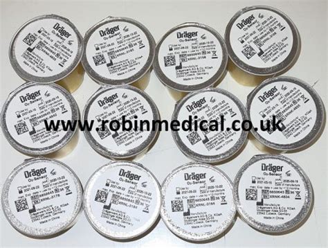Drager O2 Sensors Original Robin Medical Ltd