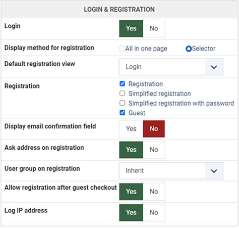 Hikashop Configuration