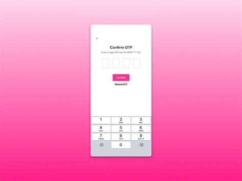 Otp Verification Ui By Ramesh Reddy On Dribbble