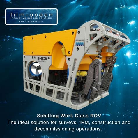 Schilling Hd Work Class Rov Supported By Lars And Tms Makes The Ideal Solution For Surveys