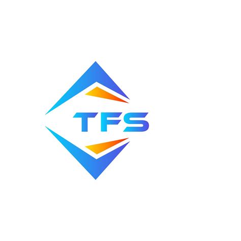 TFS Abstract Technology Logo Design On White Background TFS Creative