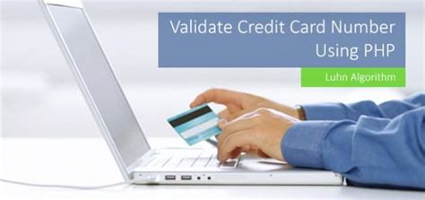 Validate Credit Card Number Using Php