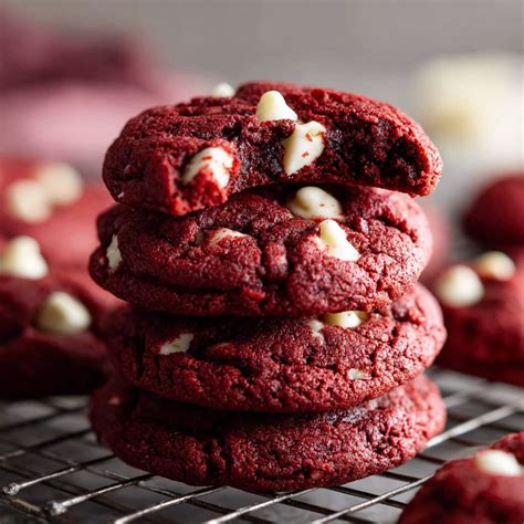 Red Velvet Chocolate Chip Cookies Cooking Circuit