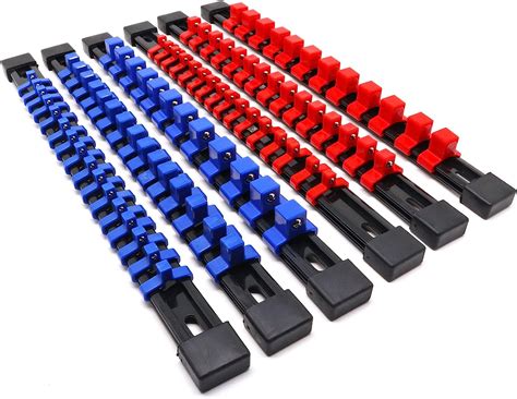 Amazon Com YuGtcen Socket Organizer 6 Pcs Socket Organizers For Toolboxes ABS Socket 1 2 Inch