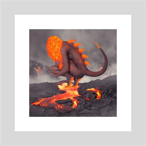 Nyiragongo Daughter Of Hell An Art Print By Hoossam Aly Inprnt