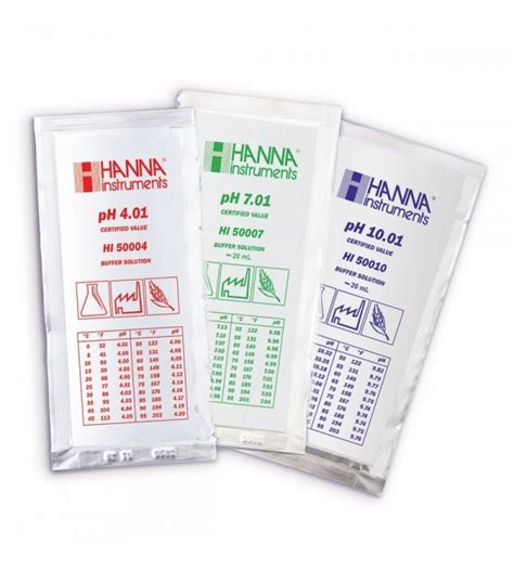 Hanna Buffercalibration Solutions For 1413 µscm 20 Ml Sachets