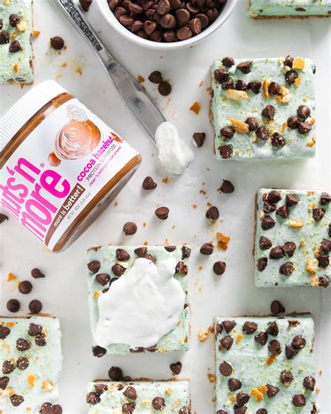 Mint Chocolate Chip Ice Cream Bars
