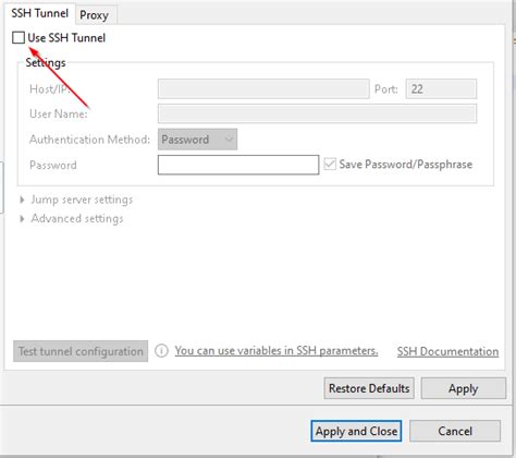 Dbeaver Connection Steps Startingblocks Docs