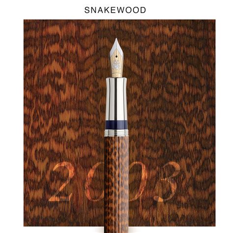 그라폰파버카스텔 코리아 Graf Von Faber Castell Korea 올해의 펜 2003 스네이크우드 올해의