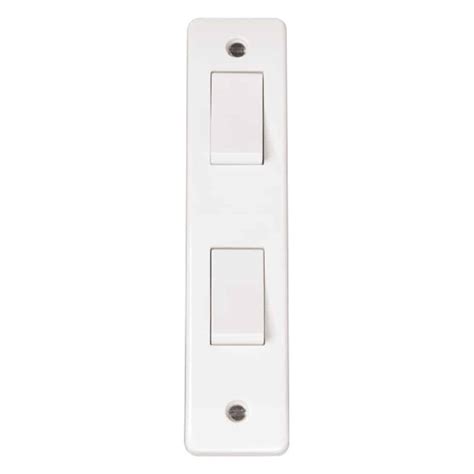 Click Mode 10AX 2 Gang 2 Way Architrave Switch Powersaver Electrical Security Distributors