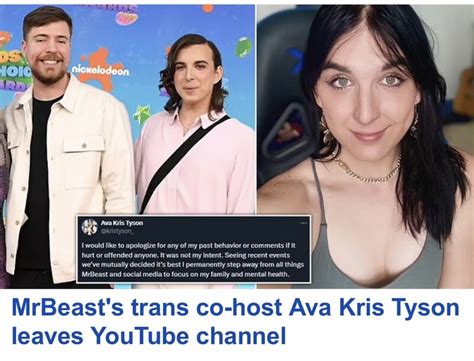 Duncan Oil on LinkedIn: MrBeast's trans co-host Ava Kris Tyson quits ...