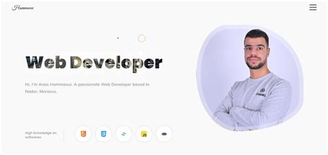 Fullstackdeveloper Portfoliolaunch Webdevelopment Html Css Anas Hammaoui 13 Comments