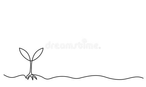Continuous Line Roots Stock Illustrations 99 Continuous Line Roots
