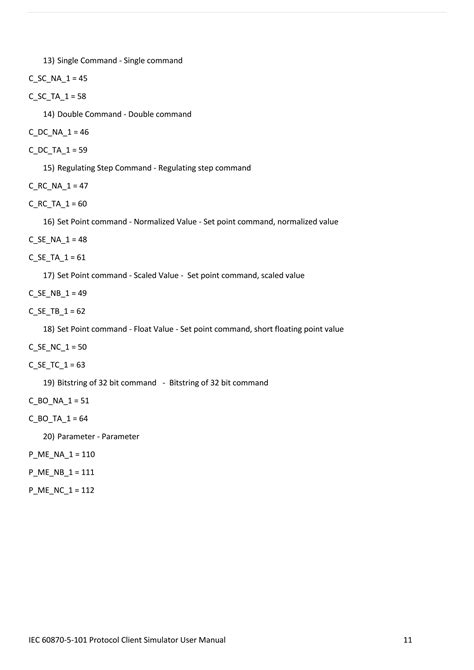 Iec 60870 5 101 Protocol Client Master Simulator User Manual Pdf