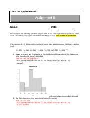 Completed Assignment Docx ABS Applied Statistics Assignment Name Date Please Answer
