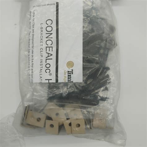 Timbertech Concealoc L Bracket 50 Pack Roundybox