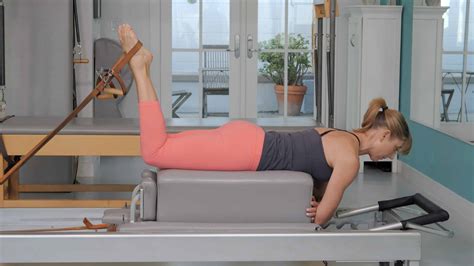 Hamstring Curls On The Reformer