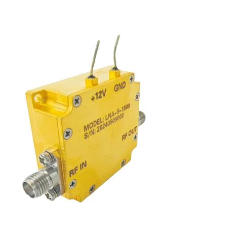 DB GHz Low Noise Amplifier For Signal Interception And Processing In Electronic Warfare