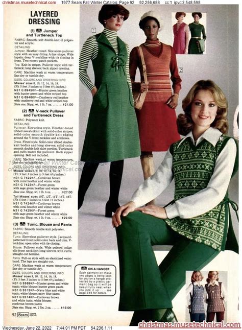 1977 Sears Fall Winter Catalog Page 92 Catalogs And Wishbooks