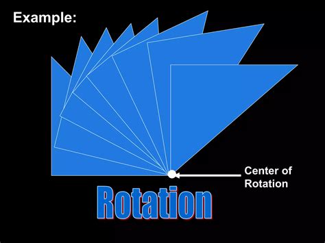 Geometric Transformation Rotation Pptx 3 D Graphics Computer