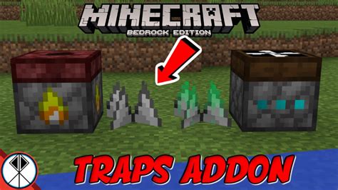 Minecraft Traps Addon Mcpe Xbox Bedrock Trolls Youtube