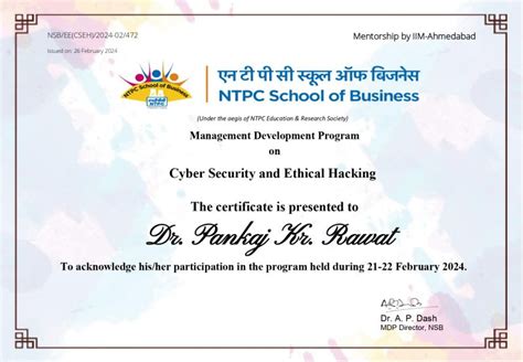 Dr Pankaj Kumar Rawat On Linkedin Cybersecurity Ethicalhacking