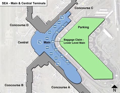Seattle Airport Terminal Map Southwest Airlines Aimtaste