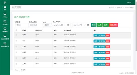 基于ssm的仓库管理系统设计与实现ssm仓库管理系统 Csdn博客