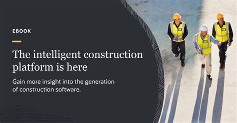 Nathan Stump On Linkedin The Intelligent Construction Platform Oracle Smart Construction Platform