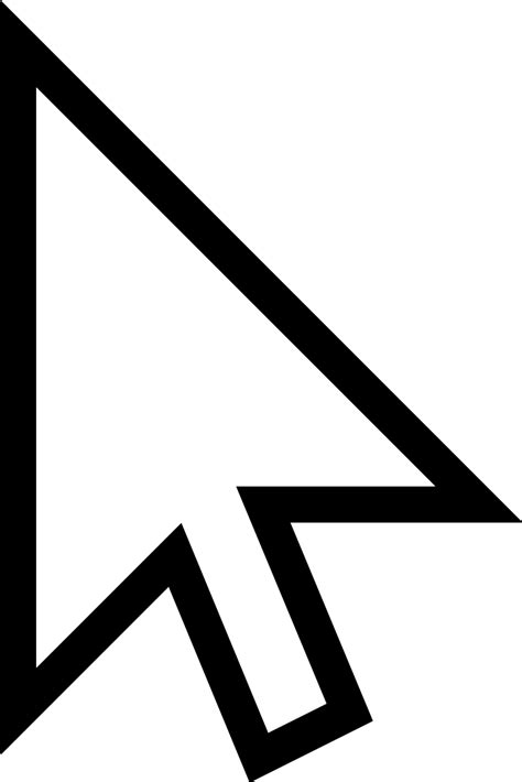 Black Arrow Cursor