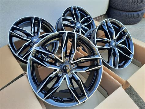 Alufelgi Nowe 19 Audi 5x112 A3 A4 B7 B8 B9 A6 C5 C6 Q3 Tt Czarne Rs3