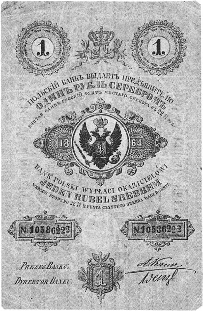 1864 poland 1 rubel values and price guide