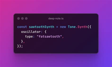 Recreating The Thx Deep Note In Javascript