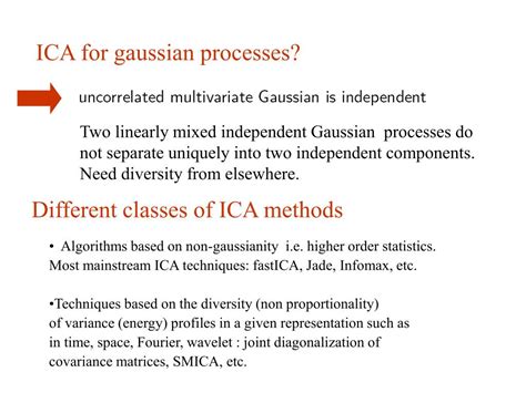 Ppt Multidimensional Data Analysis The Blind Source Separation