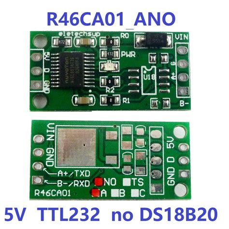 R46ca01 Ano 5v Ttl232 No Dc 3 7 25v Ds18b20 Rs485 Rs232 Ttl Modbus Rtu Temperature Sensor Remote