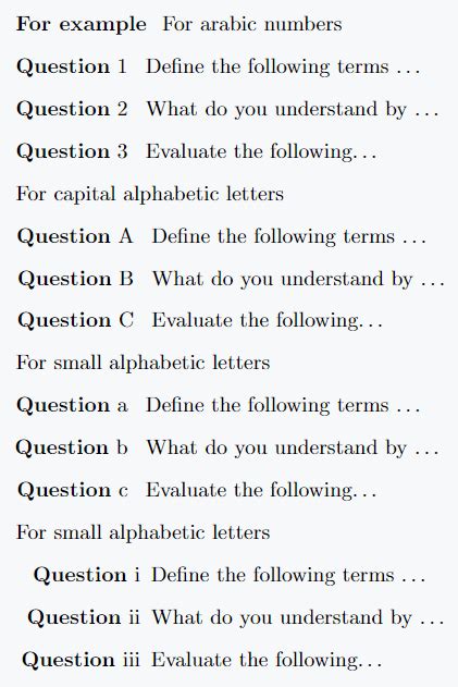 How To Create Listenumerate And Itemize In Latex