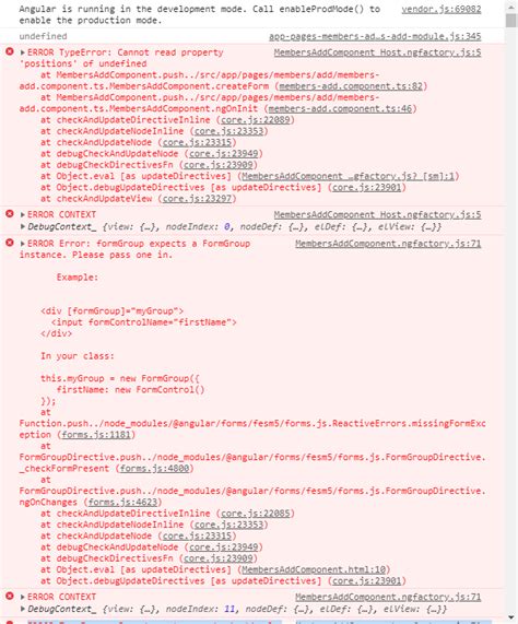 Angular Prevent Angular7 Project From Spammingflooding Errors In