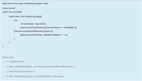 Solved What Will Be The Output Of Following Program Code Chegg