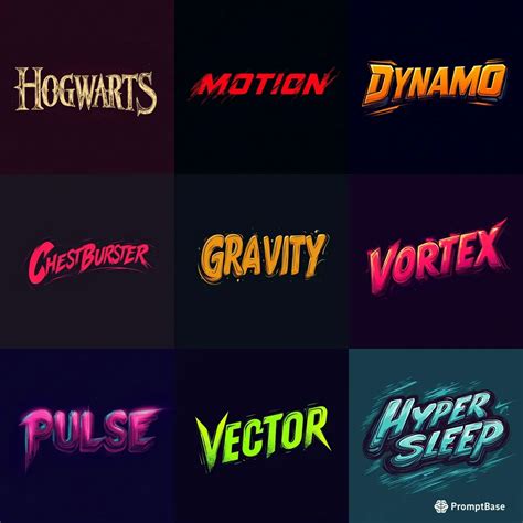 Custom Lettering Logos Midjourney Prompt Promptbase